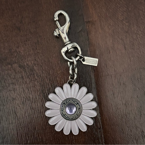 Coach | Accessories | Coach Daphne Enamel Flower Bag Charm | Poshmark